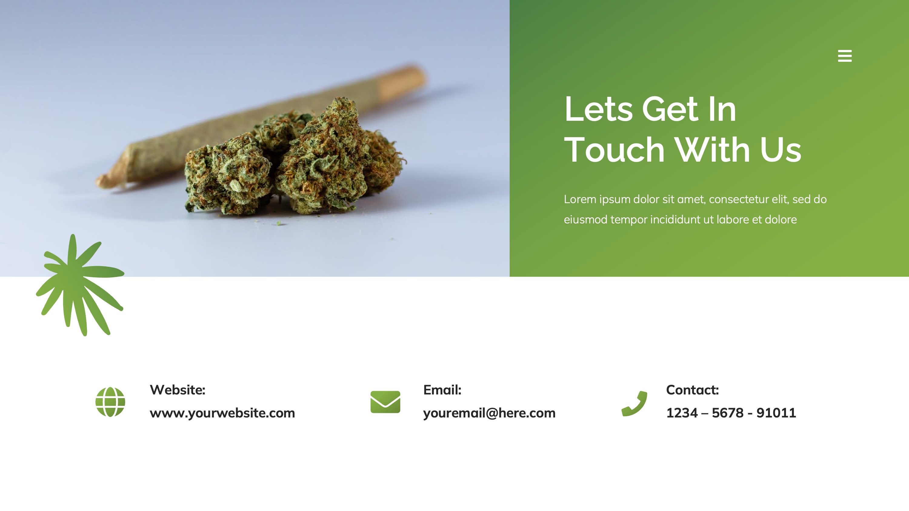 Medical Marijuana Powerpoint Presentation Templates Graphicriver